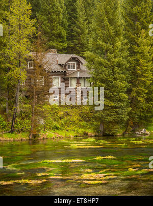 Big Springs, Johny Sacks Cabin. Island Park, Idaho, USA Stock Photo - Alamy