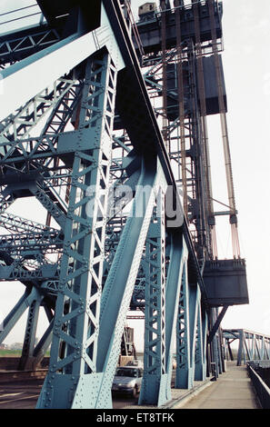 The Newport Bridge, Middlesbrough, 16th February 1993 Stock Photo - Alamy