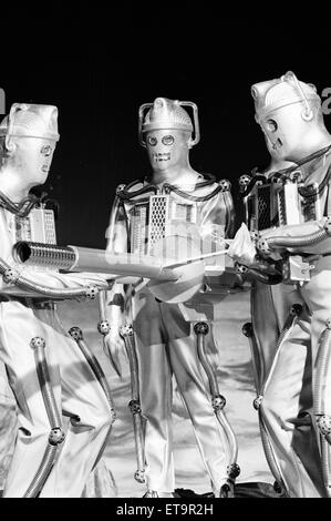 Filming at the BBC Ealing studios for Dr Who story call "Moonbase ...