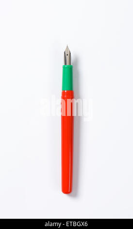 colourful fountain pen without cap Stock Photo - Alamy