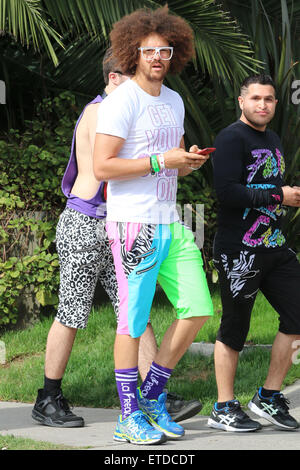 American singer Redfoo out and about in West Hollywood, CA. Featuring ...