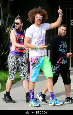 American singer Redfoo out and about in West Hollywood, CA. Featuring ...