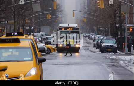 New York City is expected to receive 4-6 inches of mixed snow and rain ...