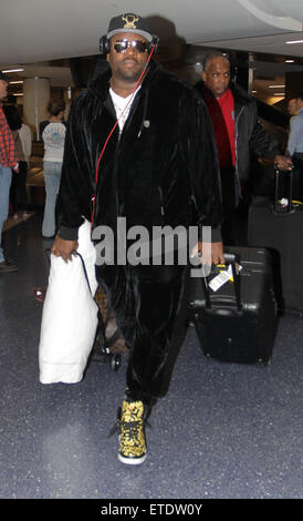 Stand-up comedian Bruce Bruce arrives at Los Angeles International ...