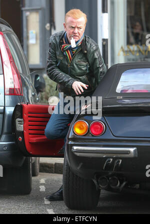 Chris Evans in a vintage Ferrari 250 GTO Stock Photo - Alamy