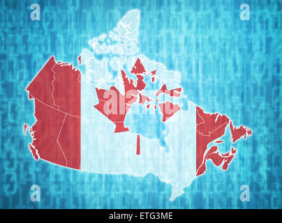 Canada, administrative divisions, political map. The ten provinces and ...