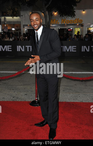 Collins Pennie at the Los Angeles premiere of 'In Time' held at the ...
