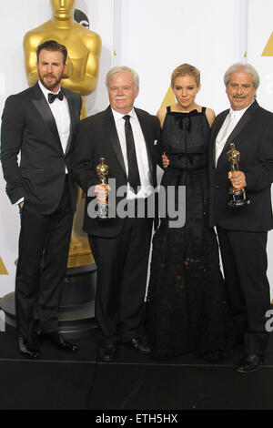 Chris Evans, Bub Asman, Alan Robert Murray, Sienna Miller attends the ...