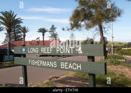 Long Reef Point and Fishermans beach on Sydney's northern beaches,new ...