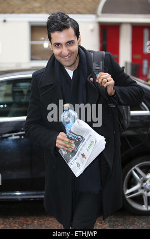 Arsher Ali outside the ITV Studios Featuring: Arsher Ali Where: London ...