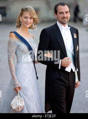 Royal wedding of Prince Nikolaos of Greece and Chrysi Vardinogianni in ...