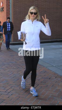 Kelly Rutherford out and about running errands in Beverly Hills ...