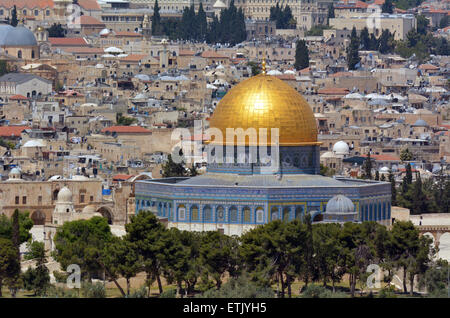 Temple Mount Aerial View, Jerusalem Stock Photo - Alamy