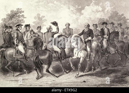 'The Surrender of General John Burgoyne at the Battle of Saratoga, 7th ...