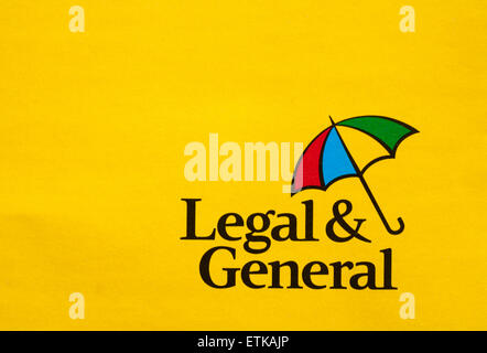 Legal & General logo on leaflet Stock Photo - Alamy