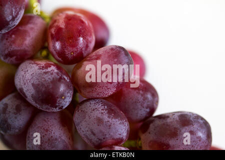 Crimson Seedless Grapes on white background, in studio Stock Photo - Alamy