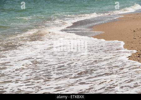 The Black Sea Waves At Shoreline Stock Photo - Alamy