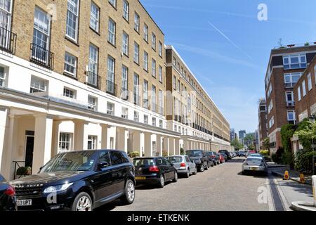 Terrace of Regency houses by John Nash, St. Andrews Place, Regent's ...