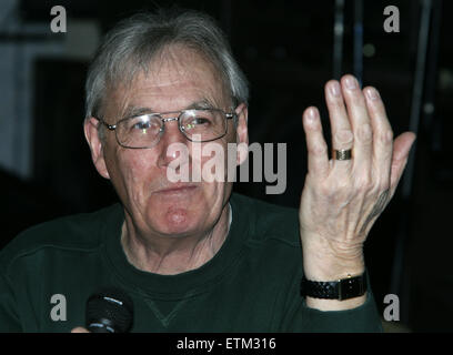 Nick Simper of Deep Purple attends a press conference at Igor Sandler ...