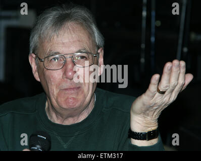 Nick Simper of Deep Purple attends a press conference at Igor Sandler ...