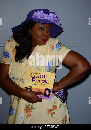 The cast of 'The Color Purple' backstage at James L Knight Center ...