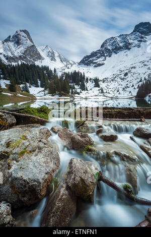 Spring landscape in the mountains Stock Photo - Alamy