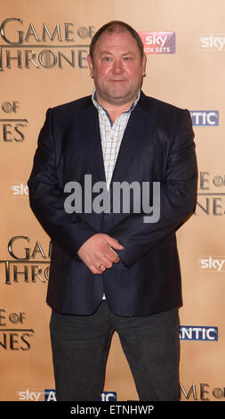 Mark Addy attending the world premiere of Downton Abbey, held at the ...