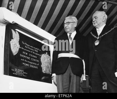 The Mayor of Bootle (Alderman Oliver Ellis) and the deputy Burgomaster ...