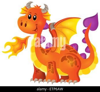 Image with happy dragon theme 8 Stock Photo - Alamy