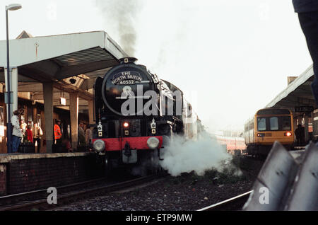 The Blue Peter Steam Train, an A2 No. 60532 Locomotive designed by ...