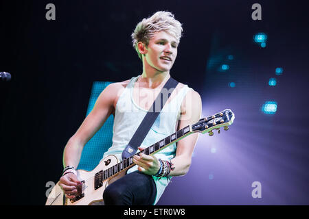 Sheffield, UK. 13th June, 2015. The Tide perform at Sheffield Arena ...