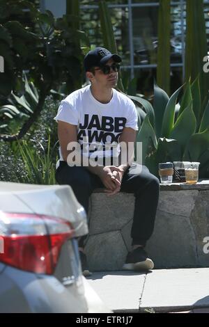 Joe Jonas stops for coffee in West Hollywood Featuring: Joe Jonas Where ...