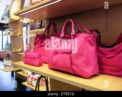 Longchamp Store Interior in SoHo, NYC Stock Photo - Alamy