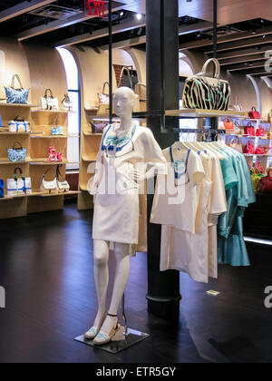 Longchamp Store Interior in SoHo, NYC Stock Photo - Alamy