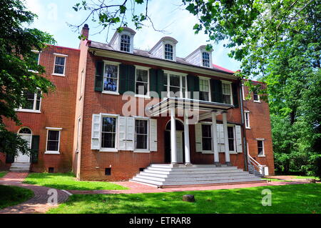 Lancaster, Pennsylvania: Federal-style historic Wheatland mansion, home ...