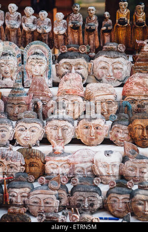 Traditional burmese mask in Bagan, Myanmar Stock Photo - Alamy