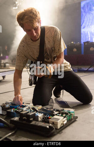 Dave Bayley, of Glass Animals, performs at the Billboard Music Awards ...