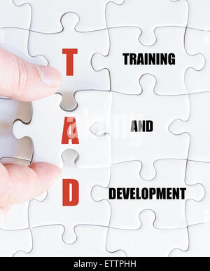 Concept image of Business Acronym TAD as TRAINING AND DEVELOPMENT ...