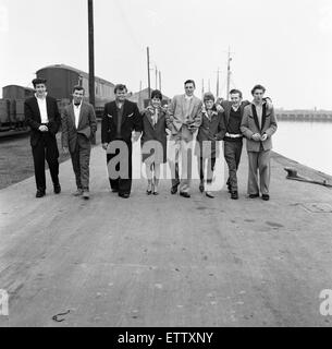 'Dockside Dandies' including David Goldspink, 17, Ray Winney, 16 ...