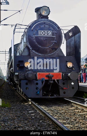 Finnish Hr1-class "Ukko-Pekka" steam engine locomotive 1009 ...