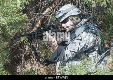 marksman in action Stock Photo - Alamy
