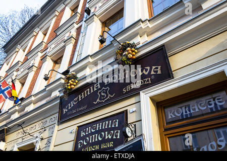 Traditional Polish Restaurant in Warsaw Old Town Stock Photo - Alamy