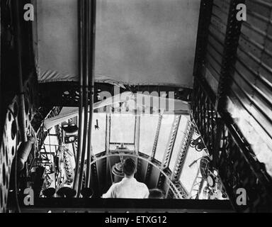 The main control car of the airship R101 seen here in operation during ...