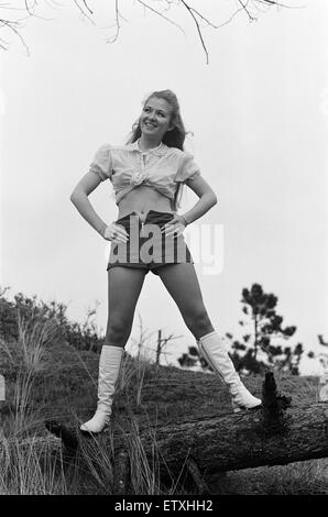 Jane Bell, model aged 22 years old, from Liverpool, 21st May 1971 Stock ...