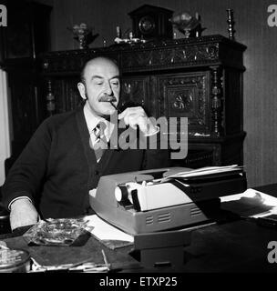 Comedy script writer Talbot Rothwell at work in his Fulking, Sussex ...