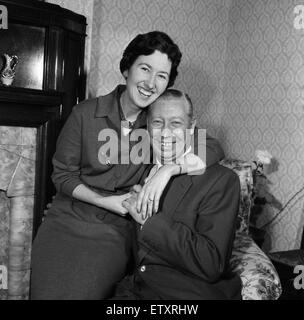 George Formby and fiancee Pat Howsen of Preston. She is wearing the ...