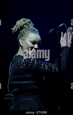 Rock band Train performing live on stage at the Barclaycard Arena in ...