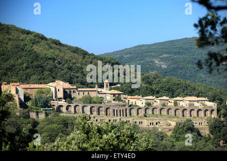 The Monastere de la Verne from the 12th century is located in the ...