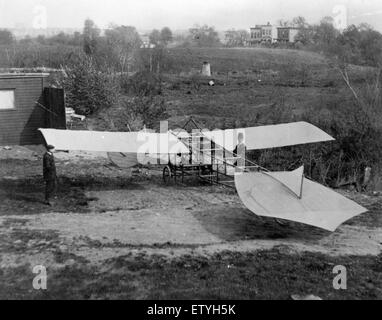 A photograph of the Bleriot monoplane, an early 20th-century aircraft ...
