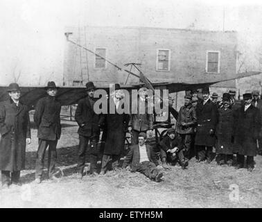 A portrait of Louis Bleriot, the famous aviator, and his wife. The ...